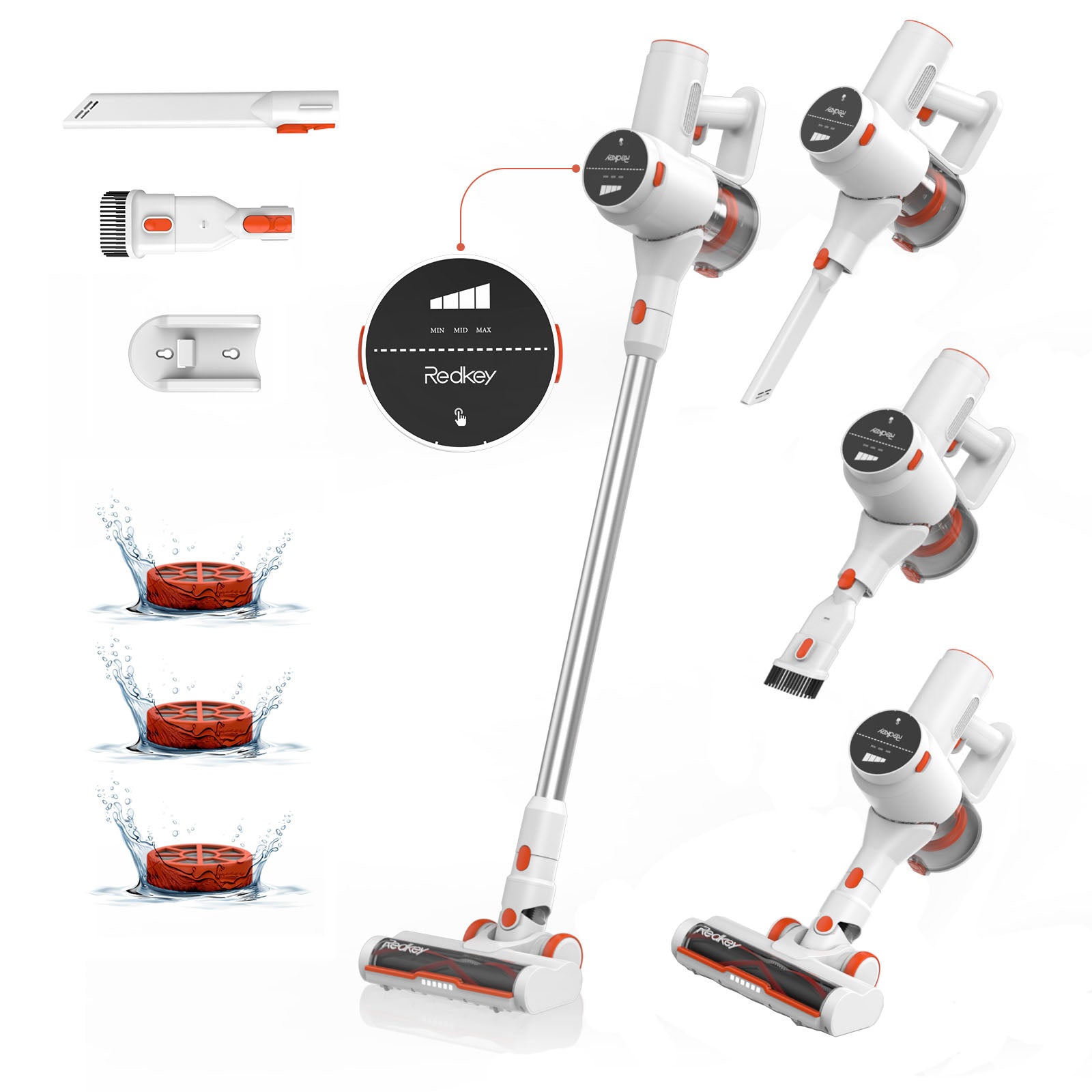 Redkey Cordless Vacuum with Large Touch Screen P8 – RedkeyOfficial